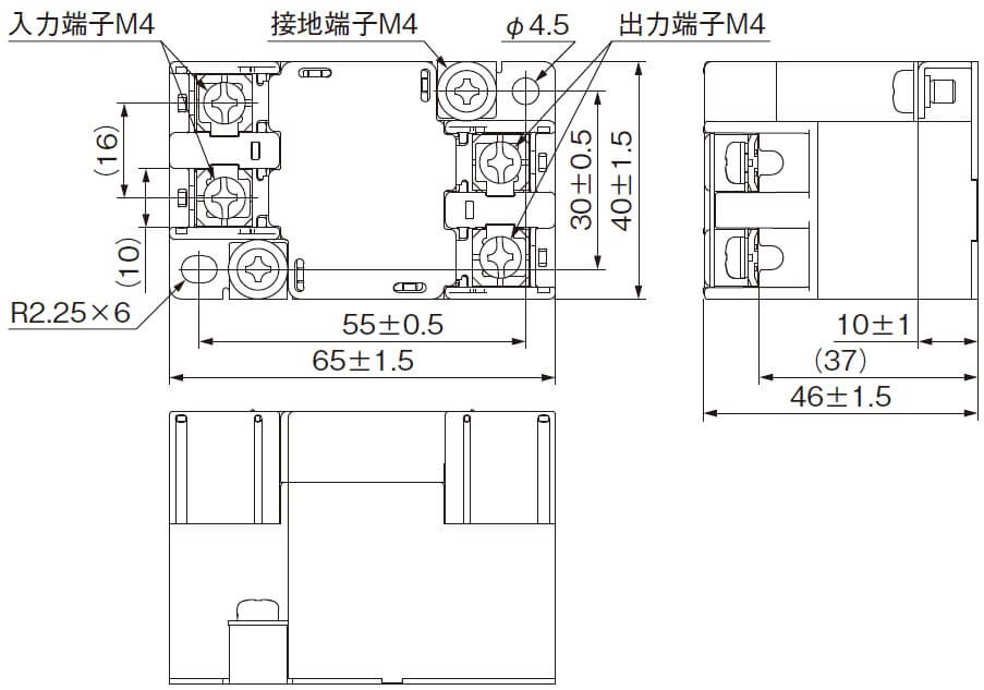 単相2線式250V AC 小型・汎用ノイズフィルタ | 音羽電機工業 – 雷サージ対策、SPD、避雷器、耐雷トランス